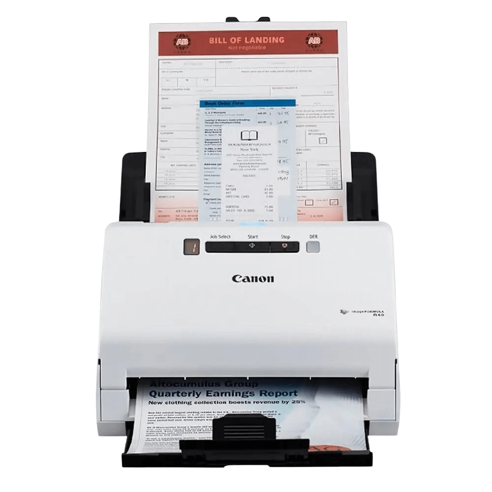 Scanner Canon ImageFORMULA R40, 40ppm, Duplex (Frente e Verso ...